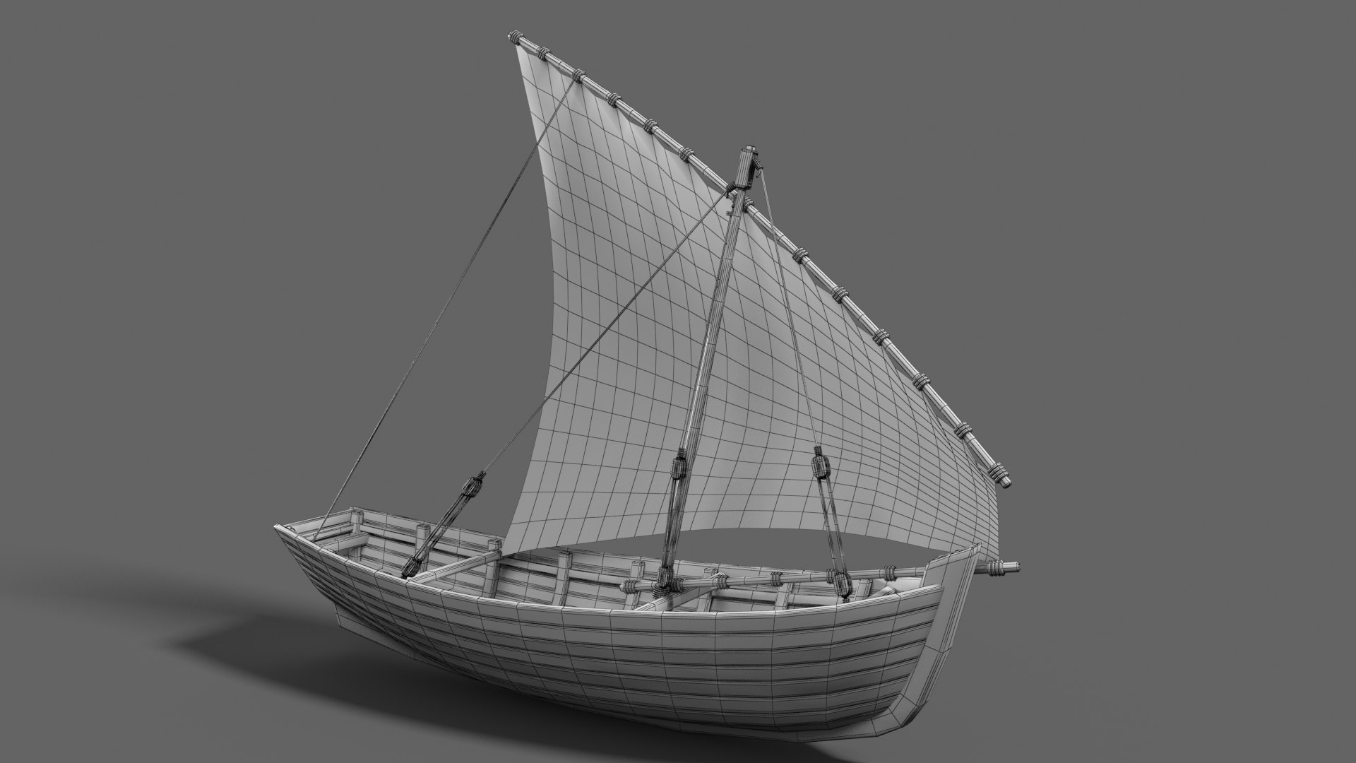 3D model Arabian Dhow - TurboSquid 1963593