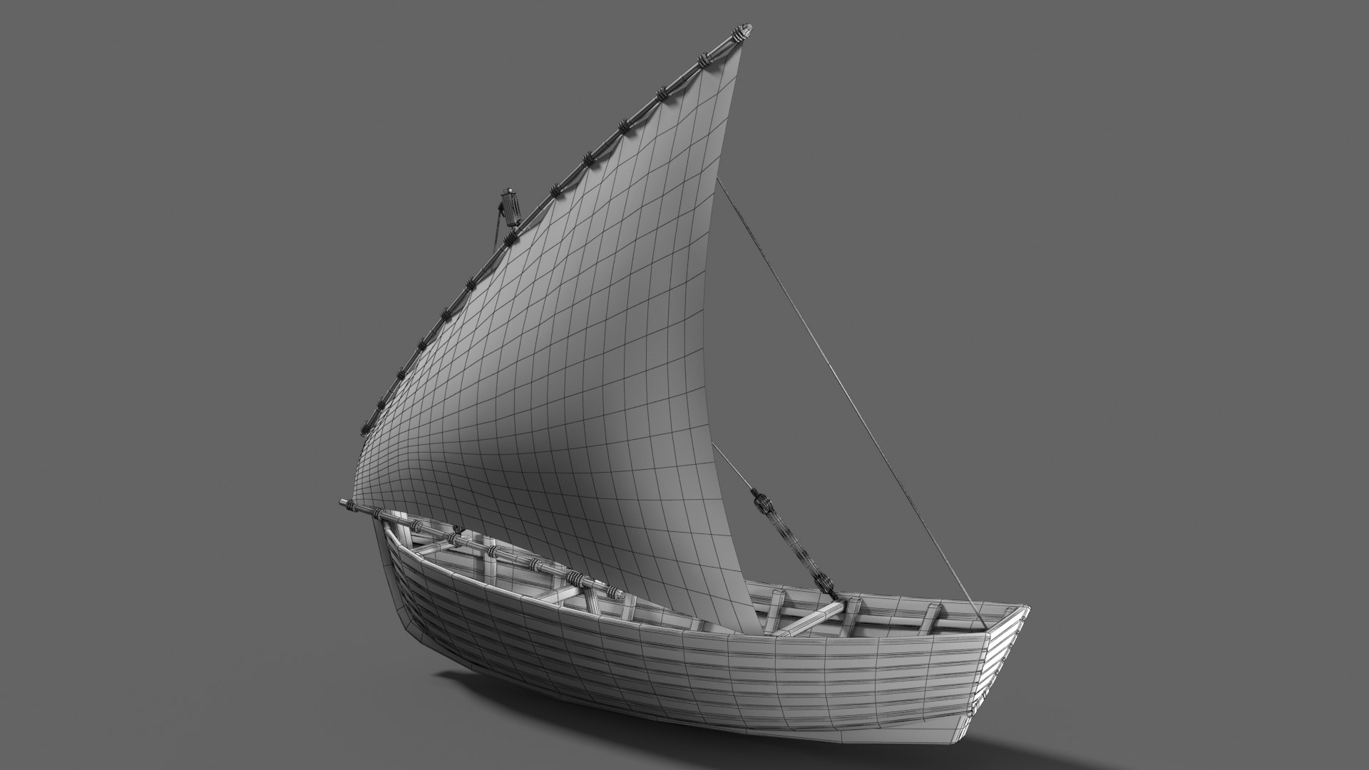 3D model Arabian Dhow - TurboSquid 1963593