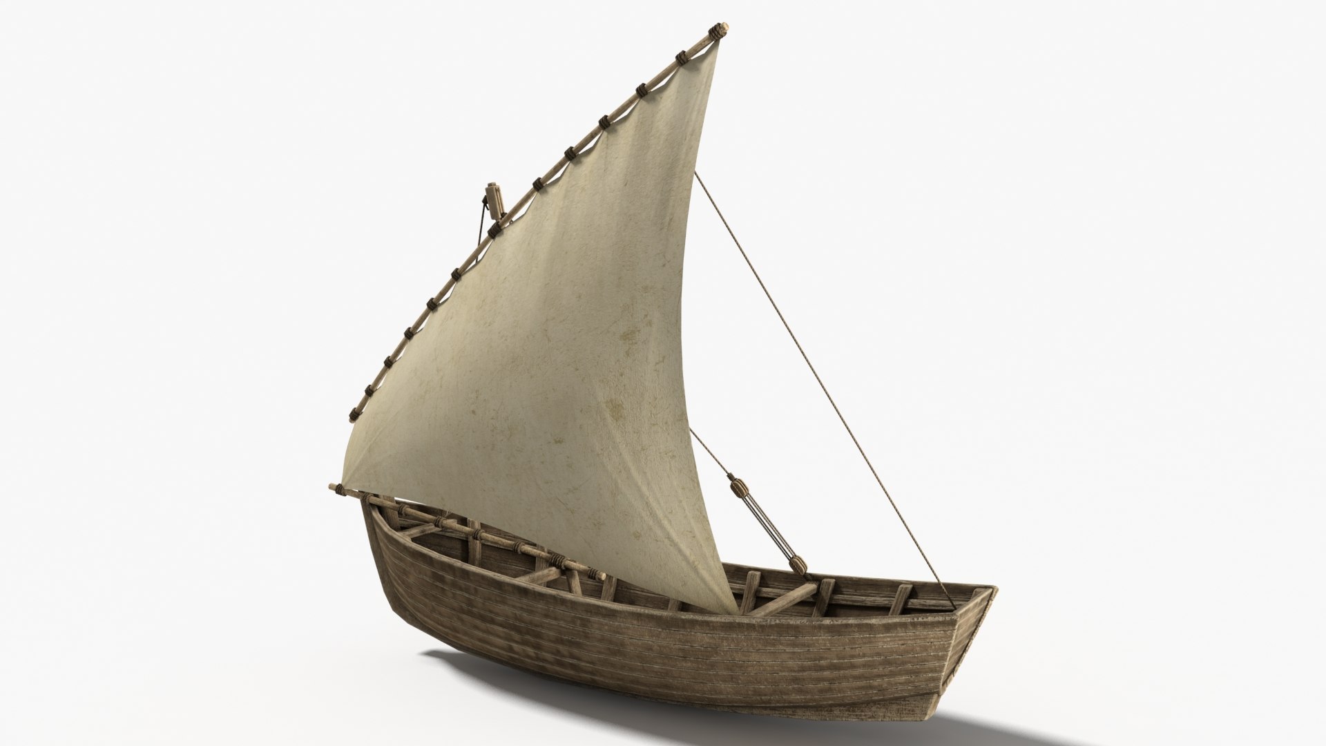 3D Model Arabian Dhow - TurboSquid 1963593