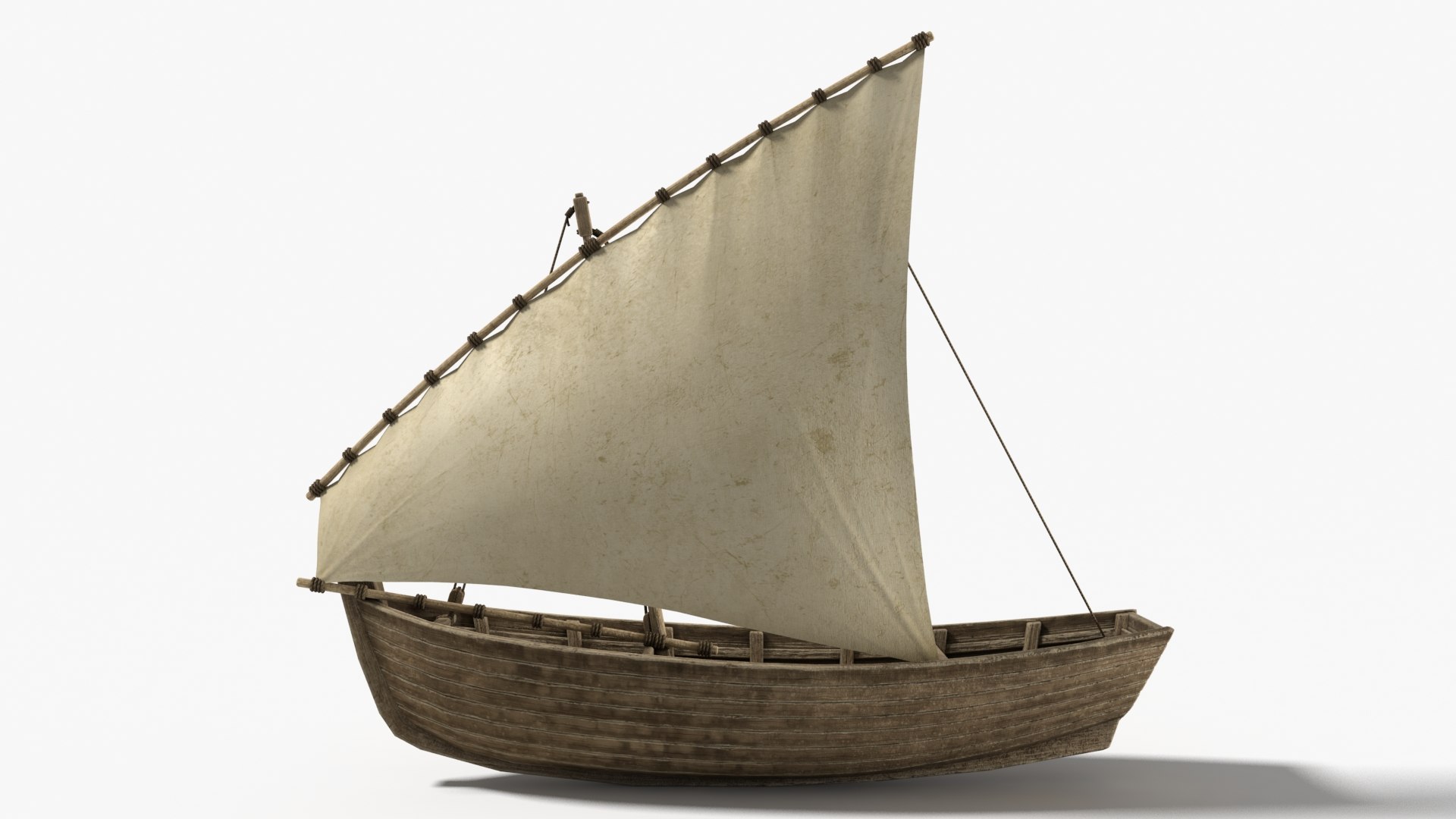 3D Model Arabian Dhow - TurboSquid 1963593