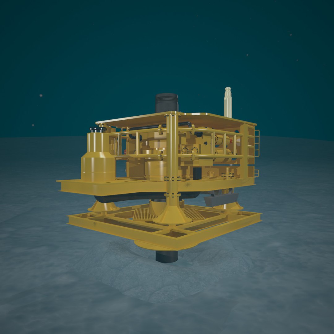 3D Model Tree Offshore Oil - TurboSquid 1173500