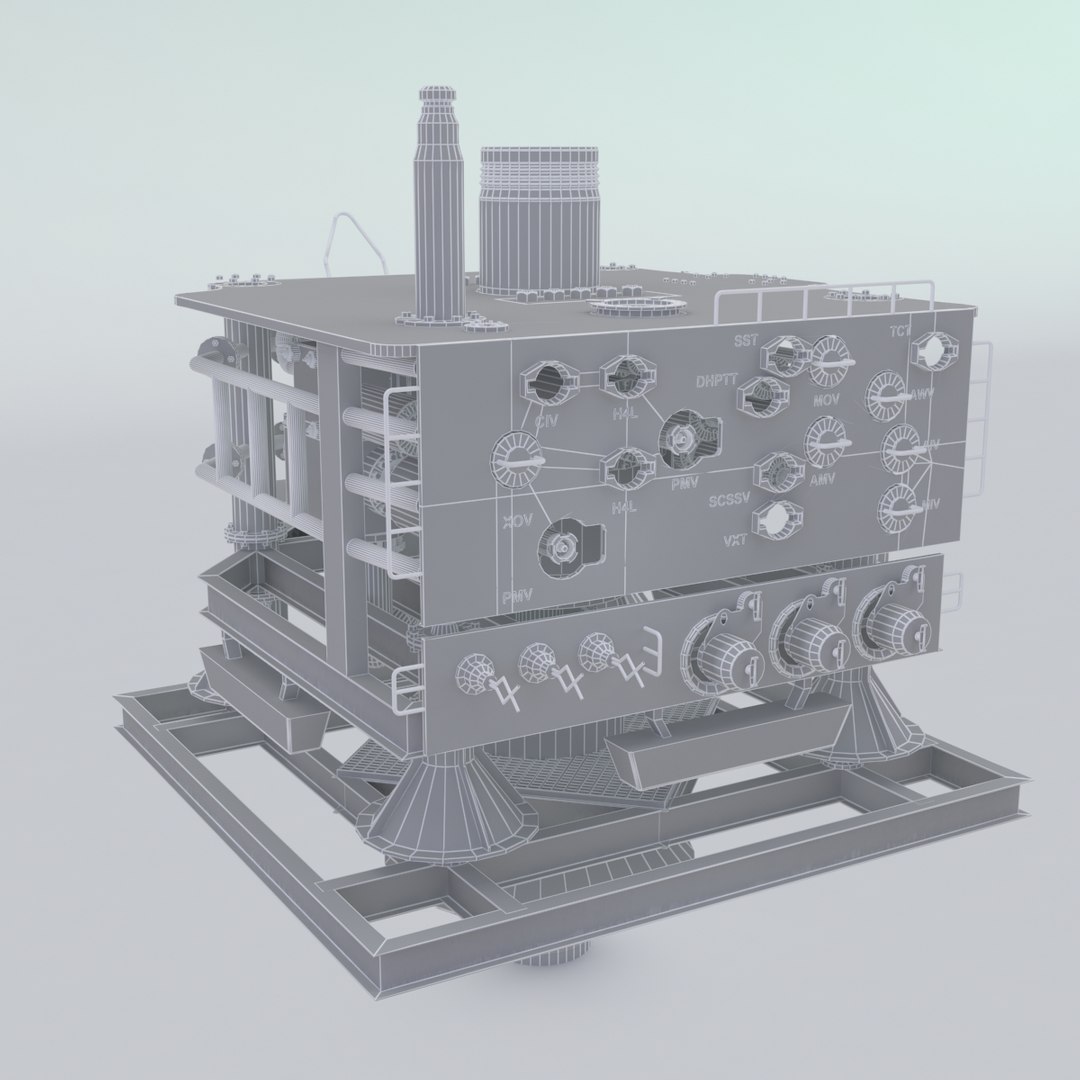 3D Model Tree Offshore Oil - TurboSquid 1173500