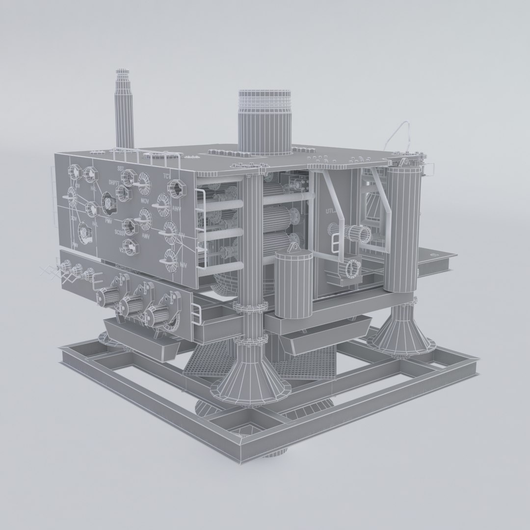 3D Model Tree Offshore Oil - TurboSquid 1173500