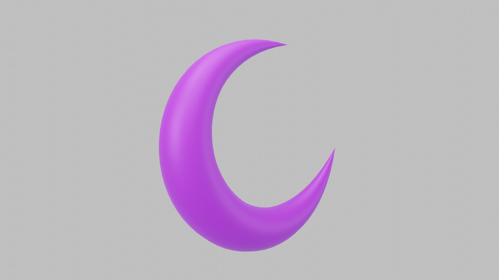 Purple Moon 3D Model - TurboSquid 2036011