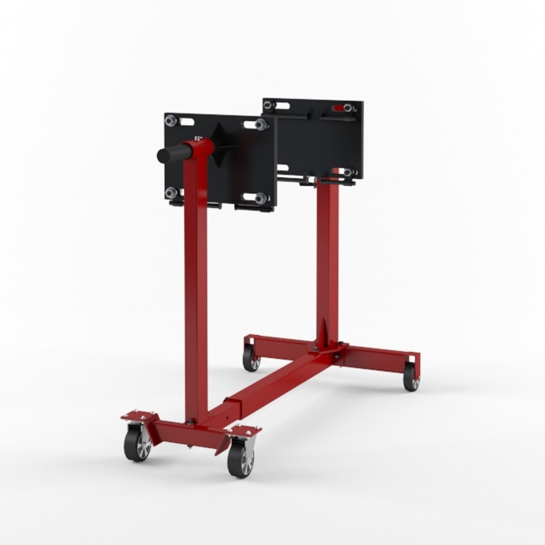 3D 2000 Lb Engine Stand Model - TurboSquid 1350420