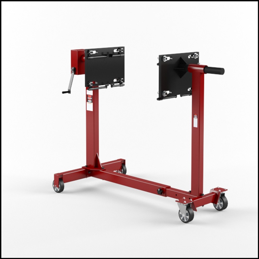 3D 2000 Lb Engine Stand Model - TurboSquid 1350420