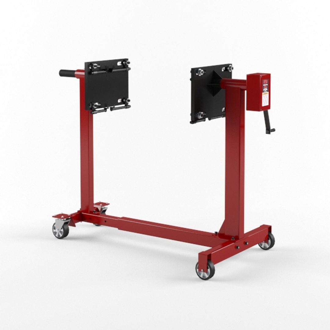 3D 2000 Lb Engine Stand Model - TurboSquid 1350420