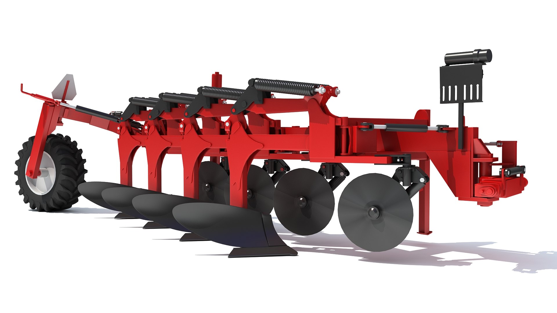 Semi Mounted Plow Model - TurboSquid 1638643