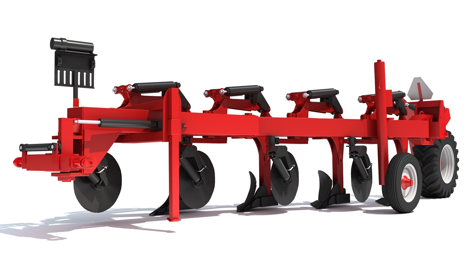 Semi Mounted Plow Model - TurboSquid 1638643