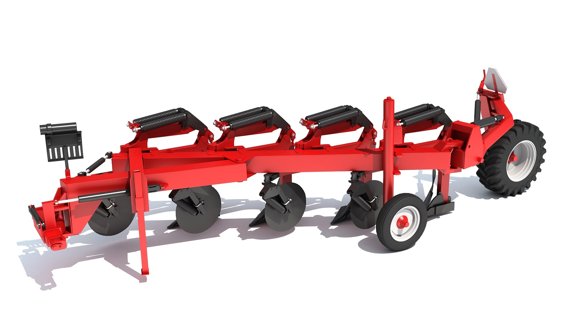 Semi Mounted Plow Model - TurboSquid 1638643