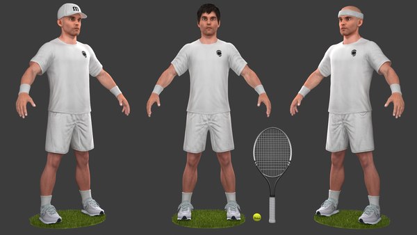 3D Tennis Players model - TurboSquid 1811024