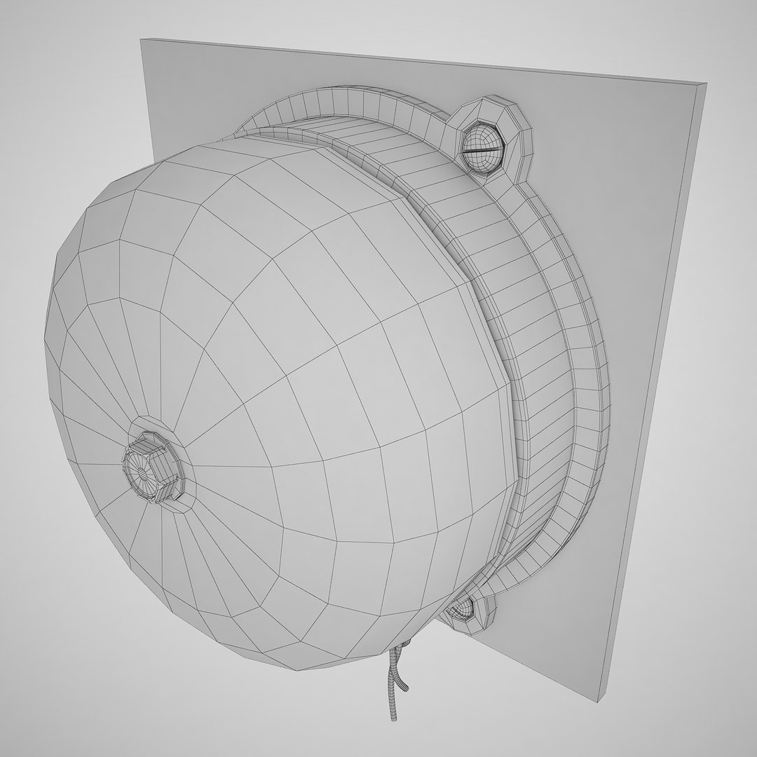 alarm bell 3d 3ds