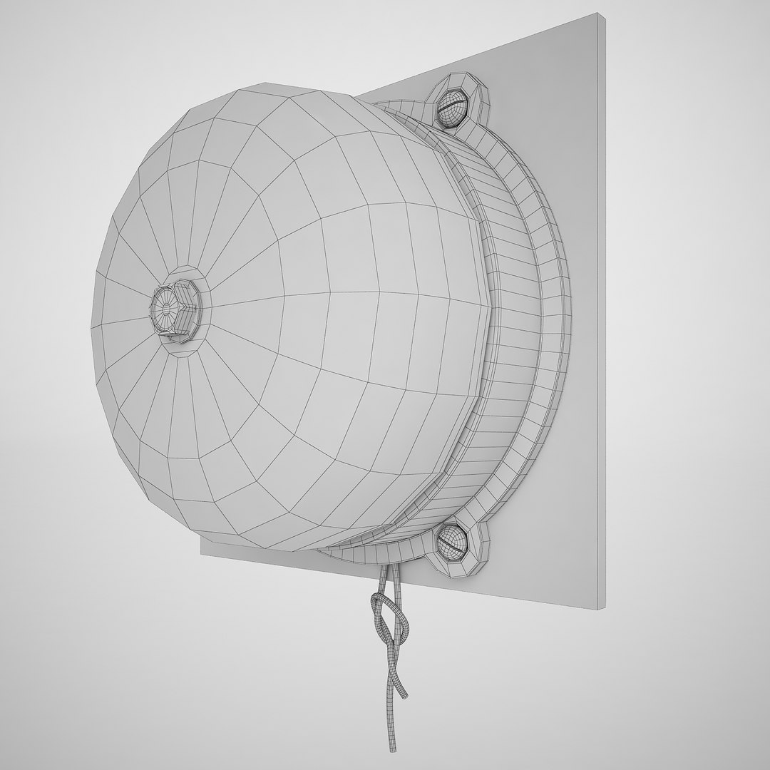 alarm bell 3d 3ds