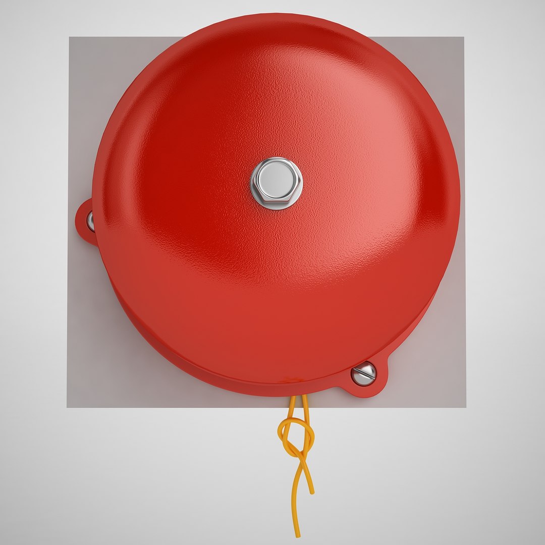 alarm bell 3d 3ds