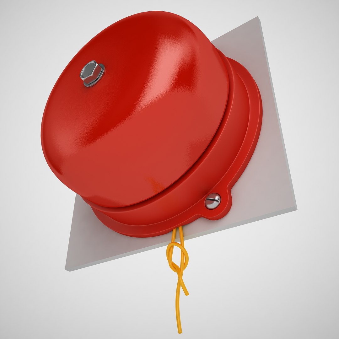 alarm bell 3d 3ds