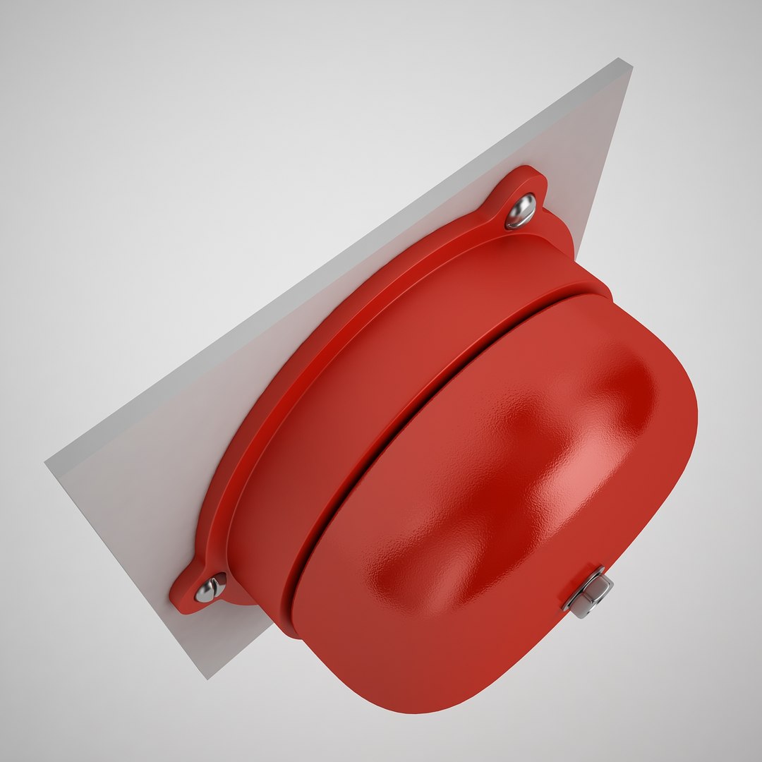 alarm bell 3d 3ds