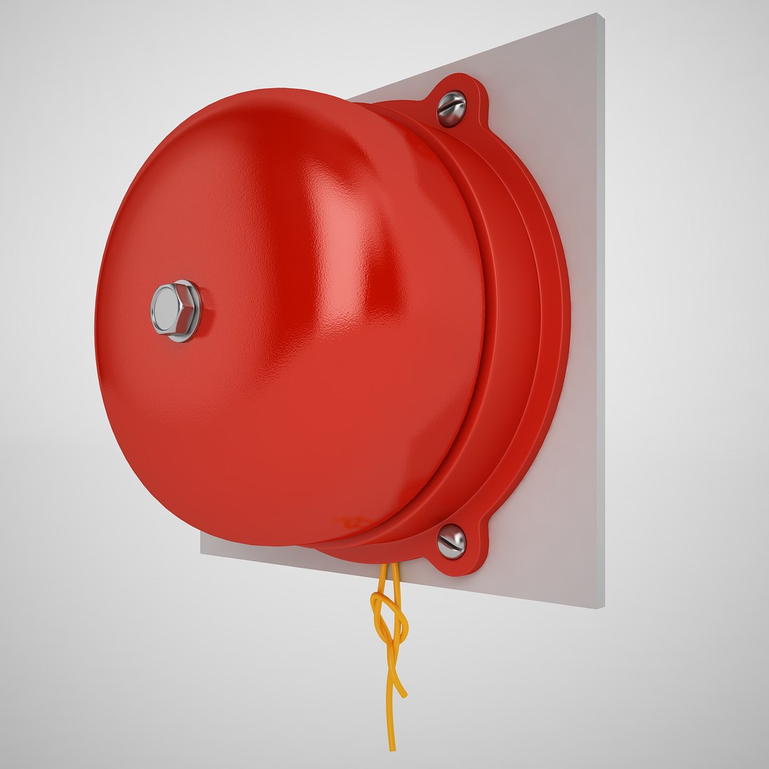 alarm bell 3d 3ds