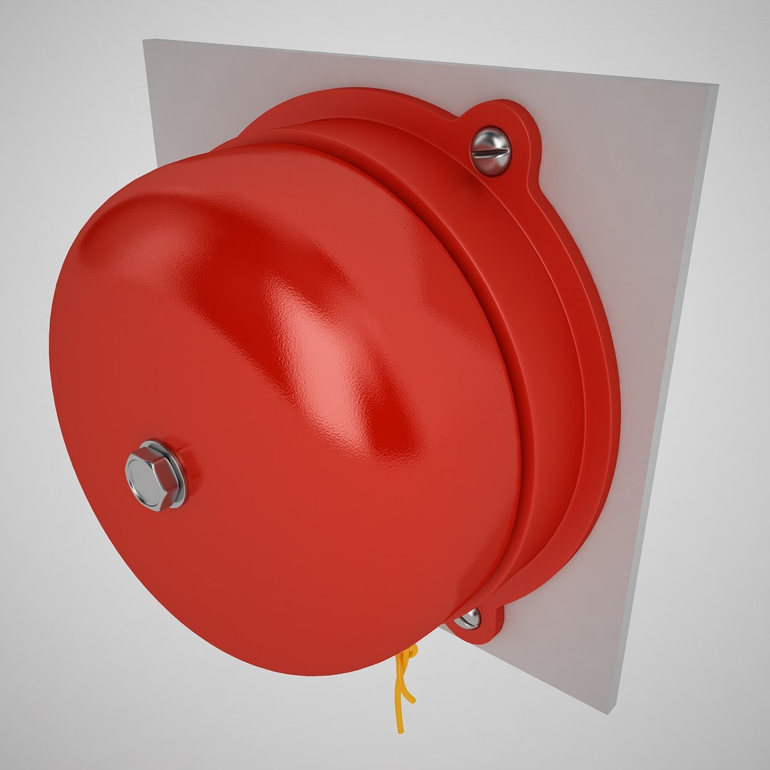 alarm bell 3d 3ds