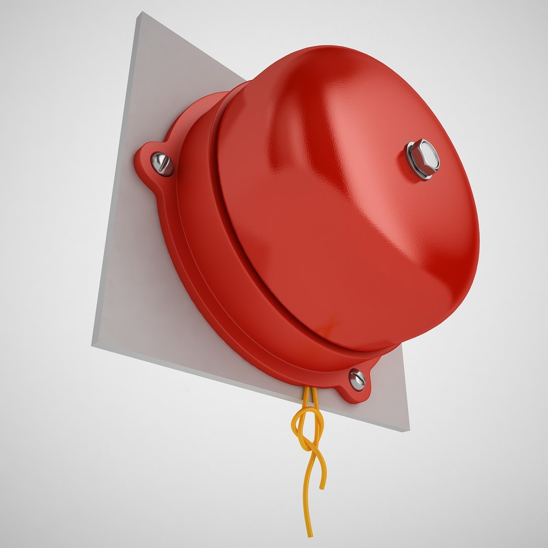 alarm bell 3d 3ds
