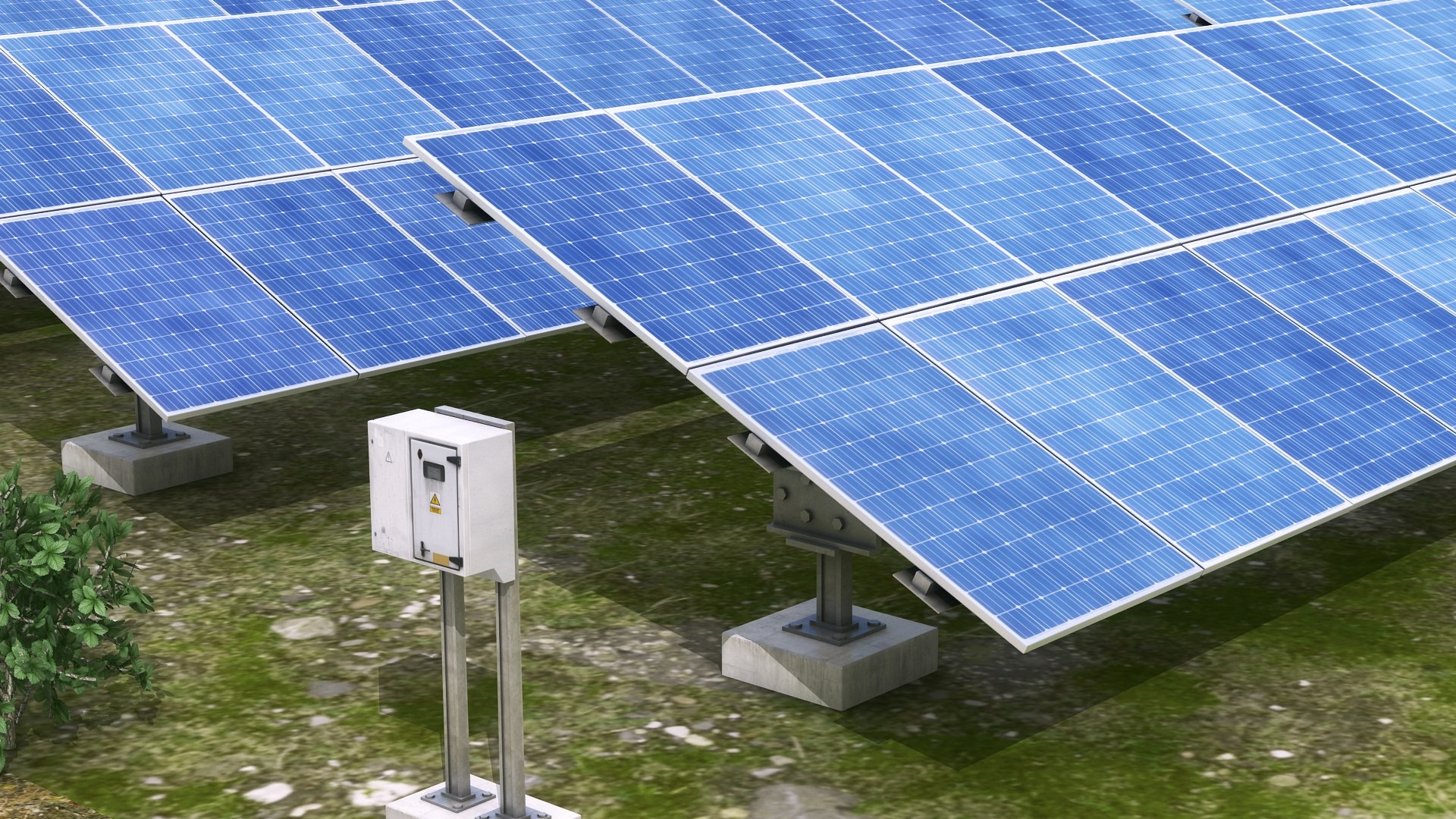 Solar Power Plant 3D - TurboSquid 1676598