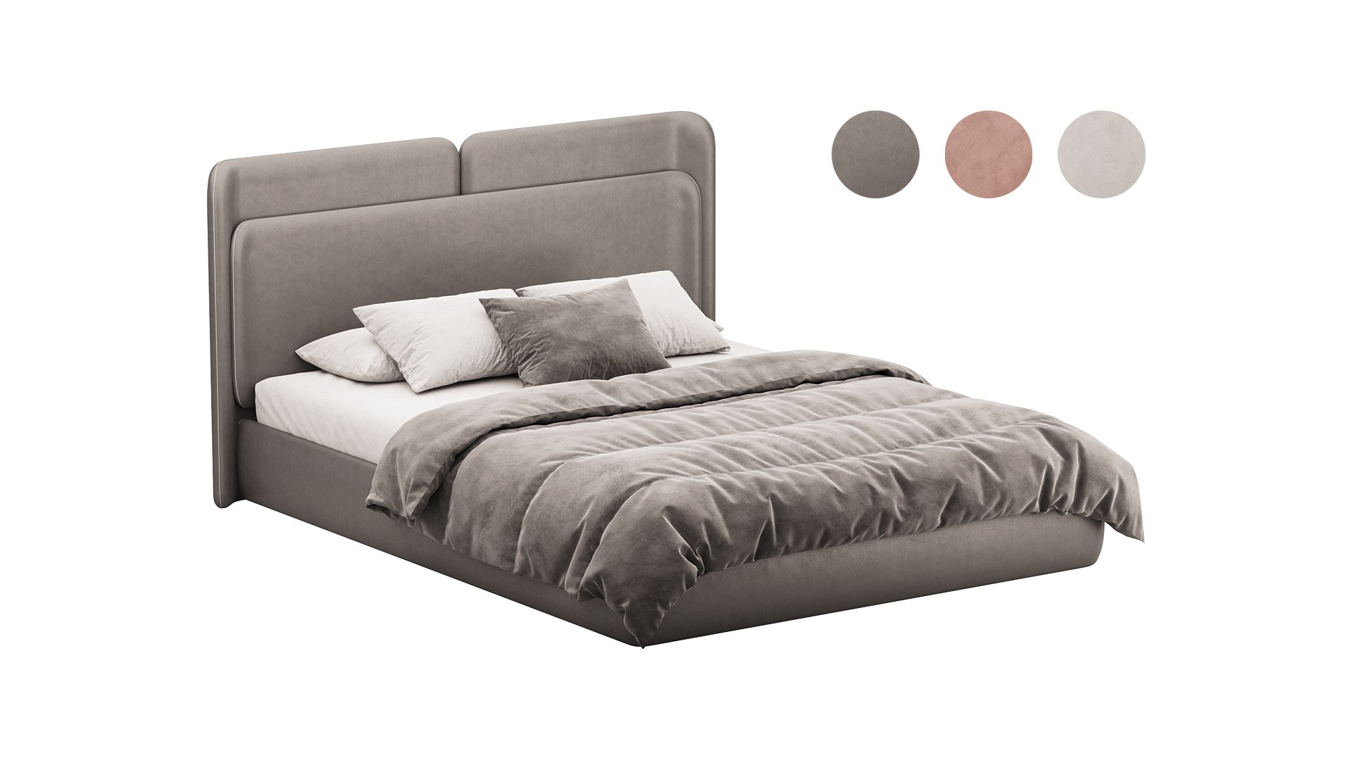 Bed VALLETTA 3D - TurboSquid 2326309