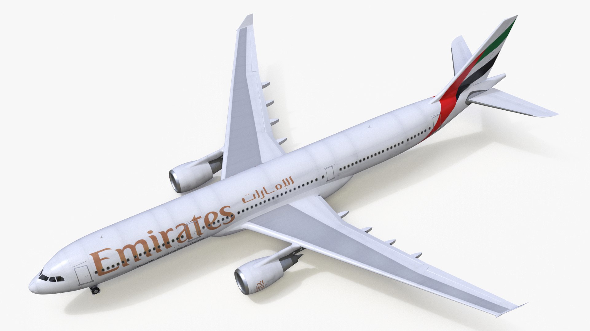 Emirates Airbus A330-200 3D Model - TurboSquid 2362363
