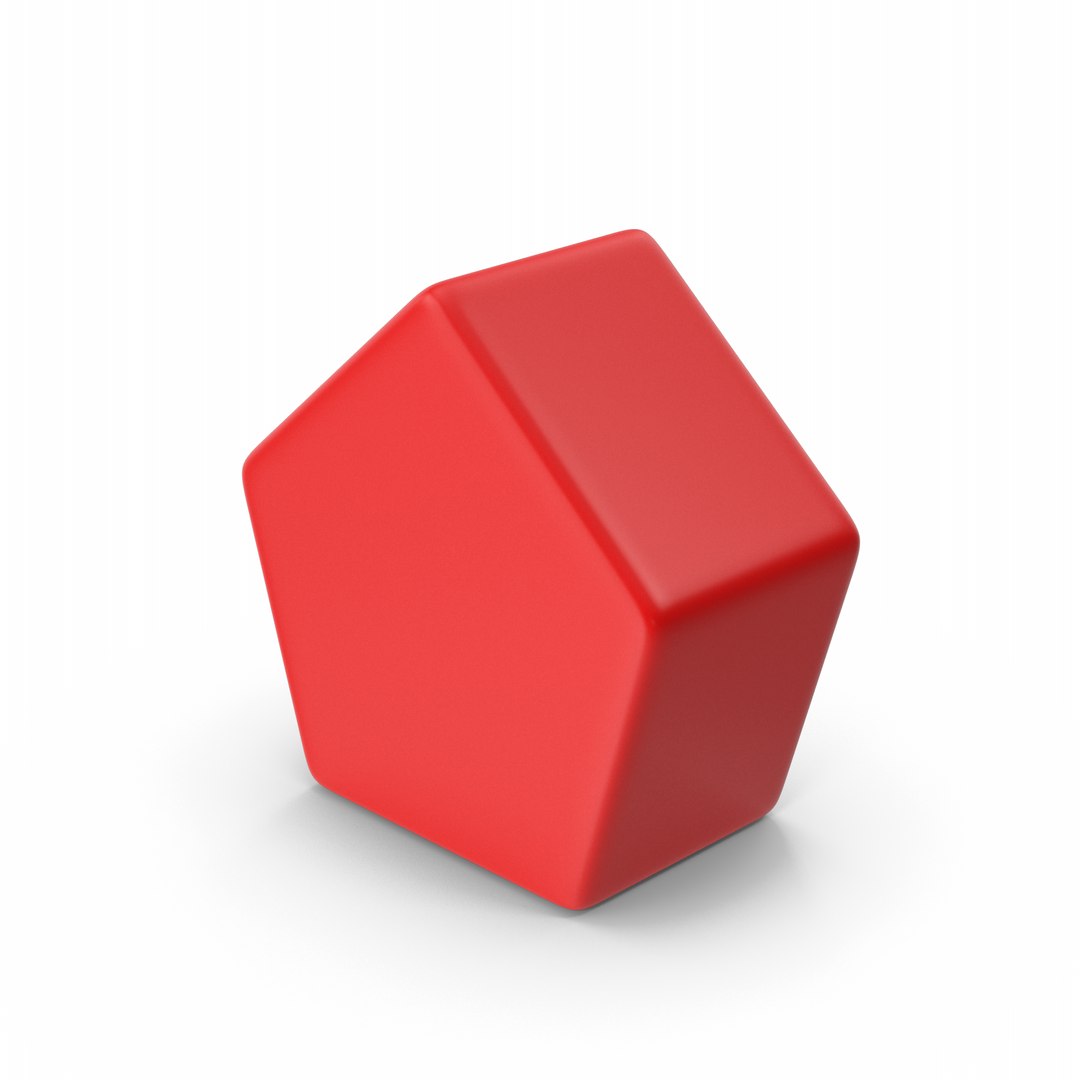 Red Pentagon 3D - TurboSquid 1912228