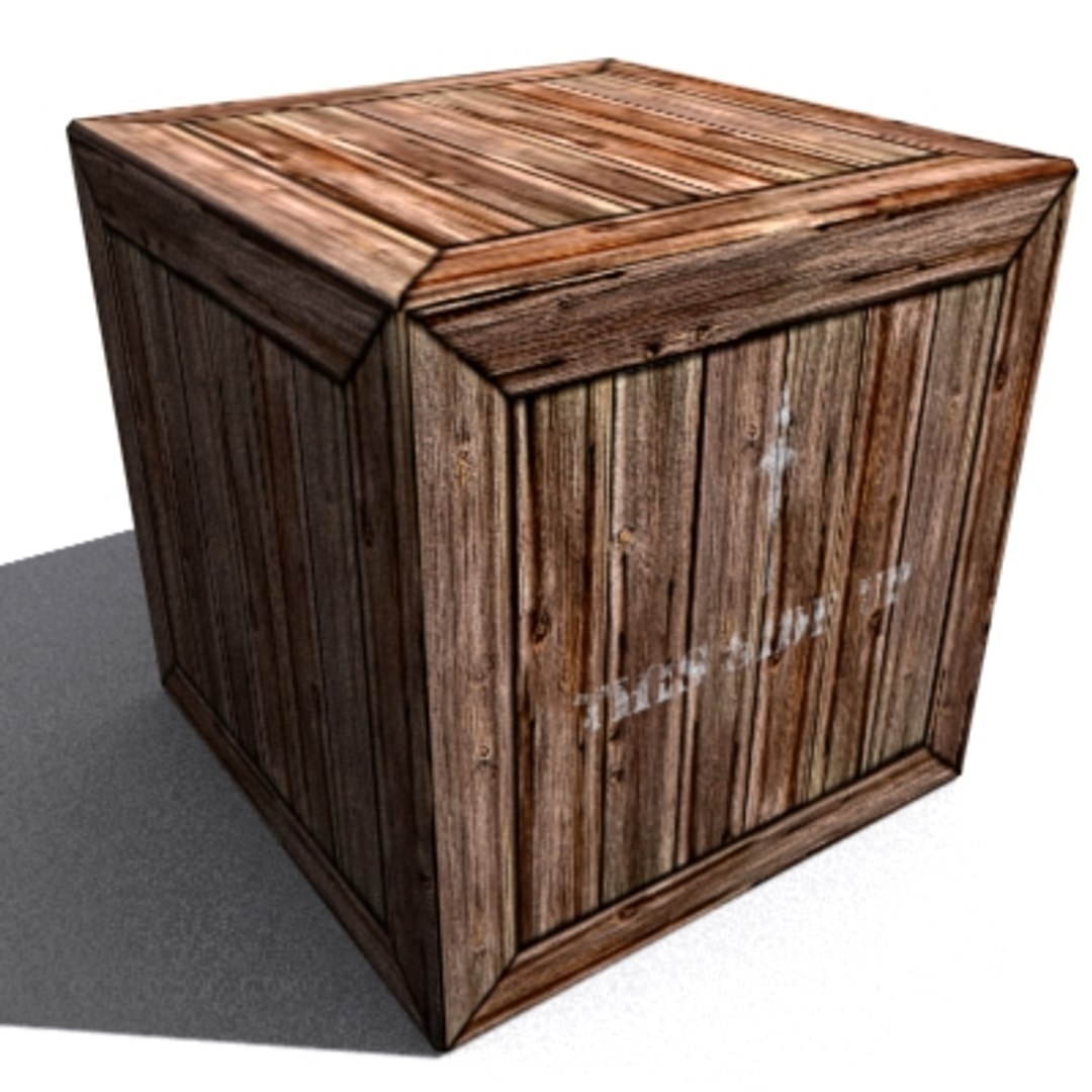 Wooden Box 3d Max