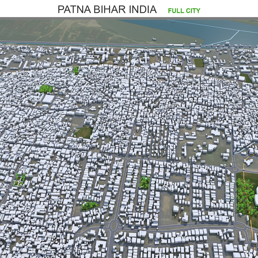 3D Patna Bihar India Model - TurboSquid 2135107