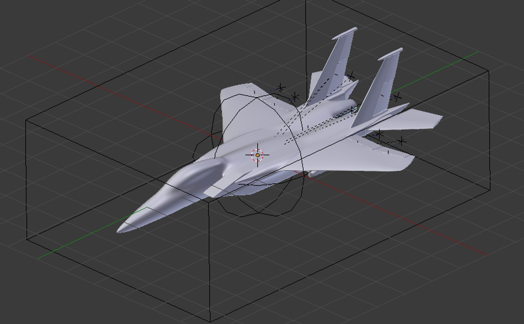 3d model f15 fighter