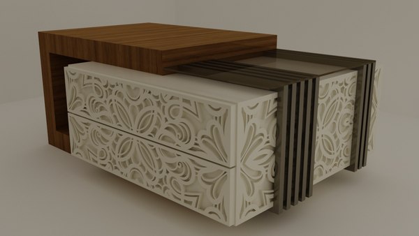 Center wood table 3D model - TurboSquid 1636149