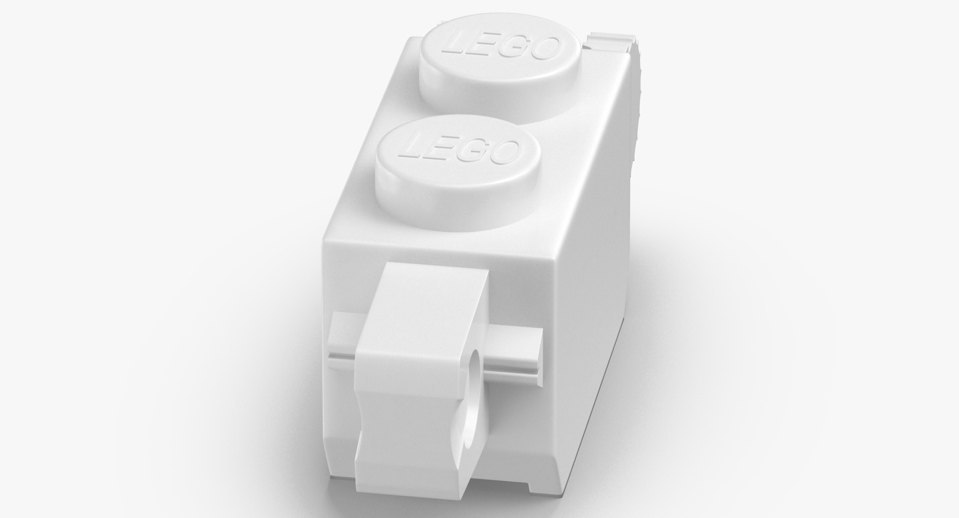 Lego brick 1x2 click 3D model - TurboSquid 1409386