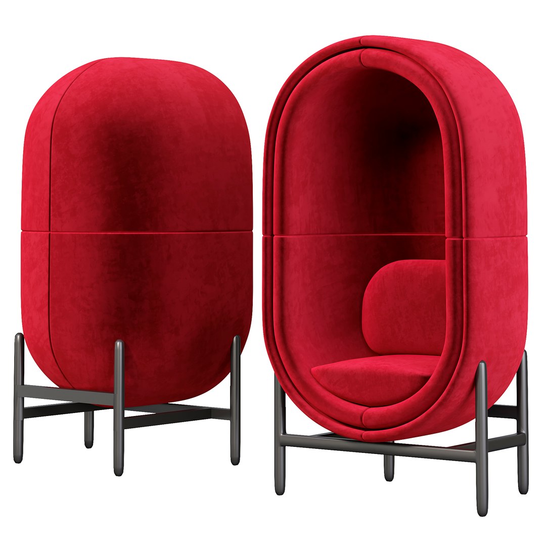 3D Capsule Armchair - TurboSquid 2115451