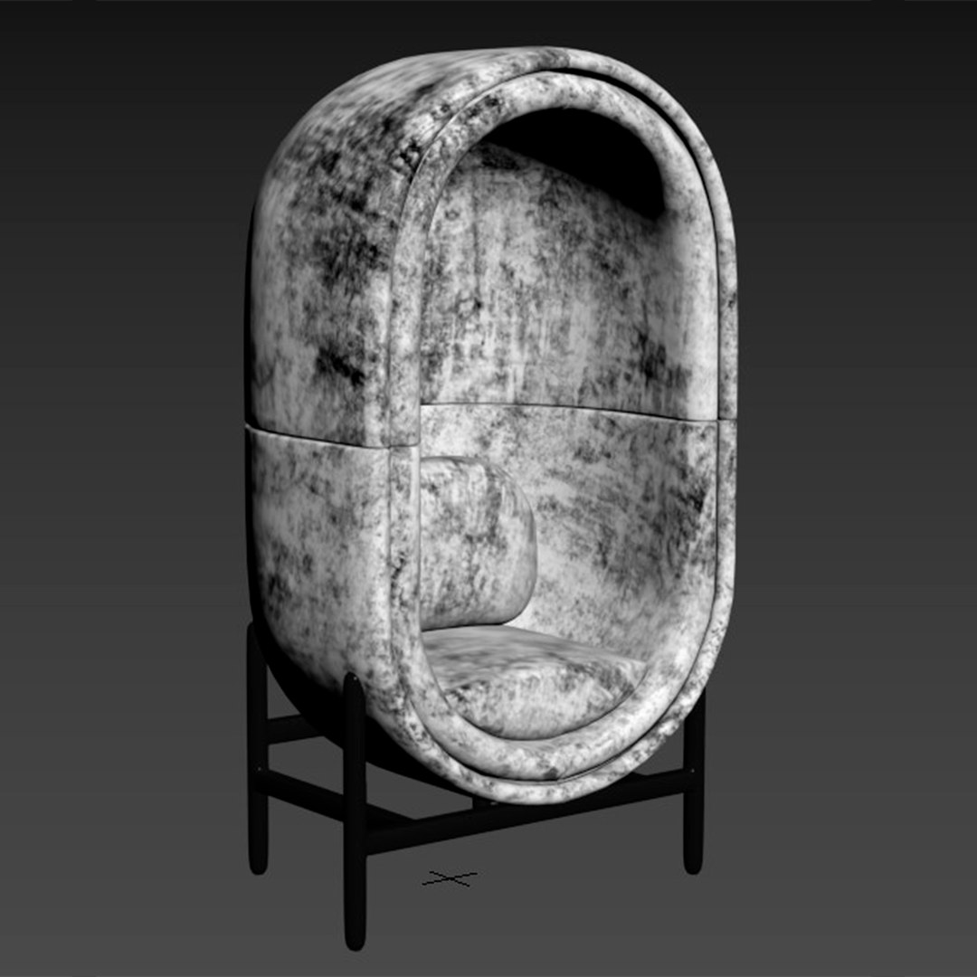 3D Capsule Armchair - TurboSquid 2115451
