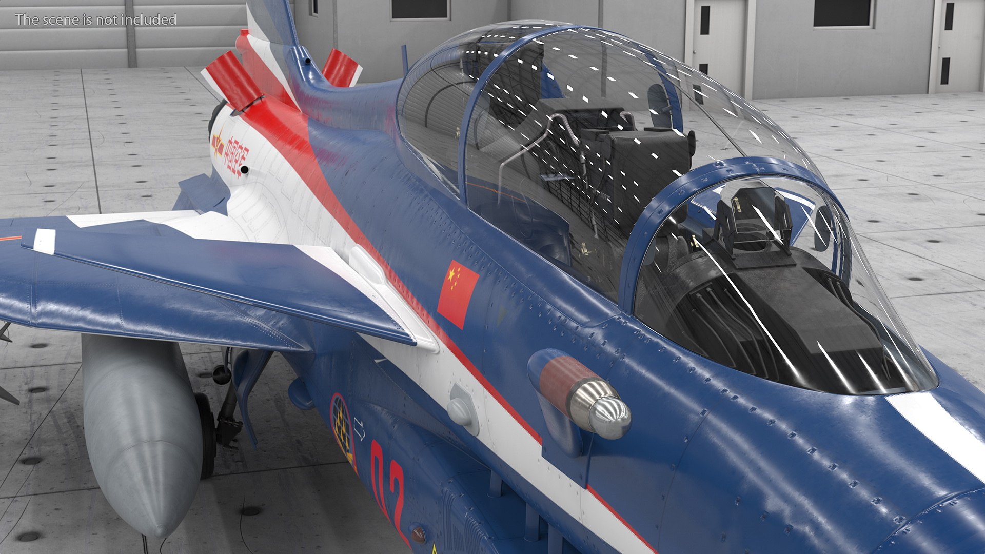 Modern Tandem Fighter Aircraft Chengdu J10 Rigged For Maya Model ...