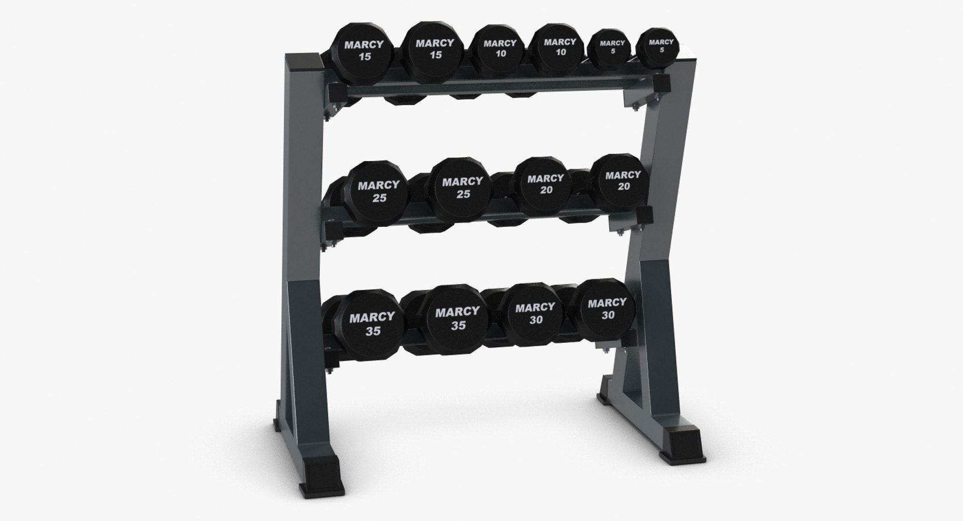 3d Weight Rack Model