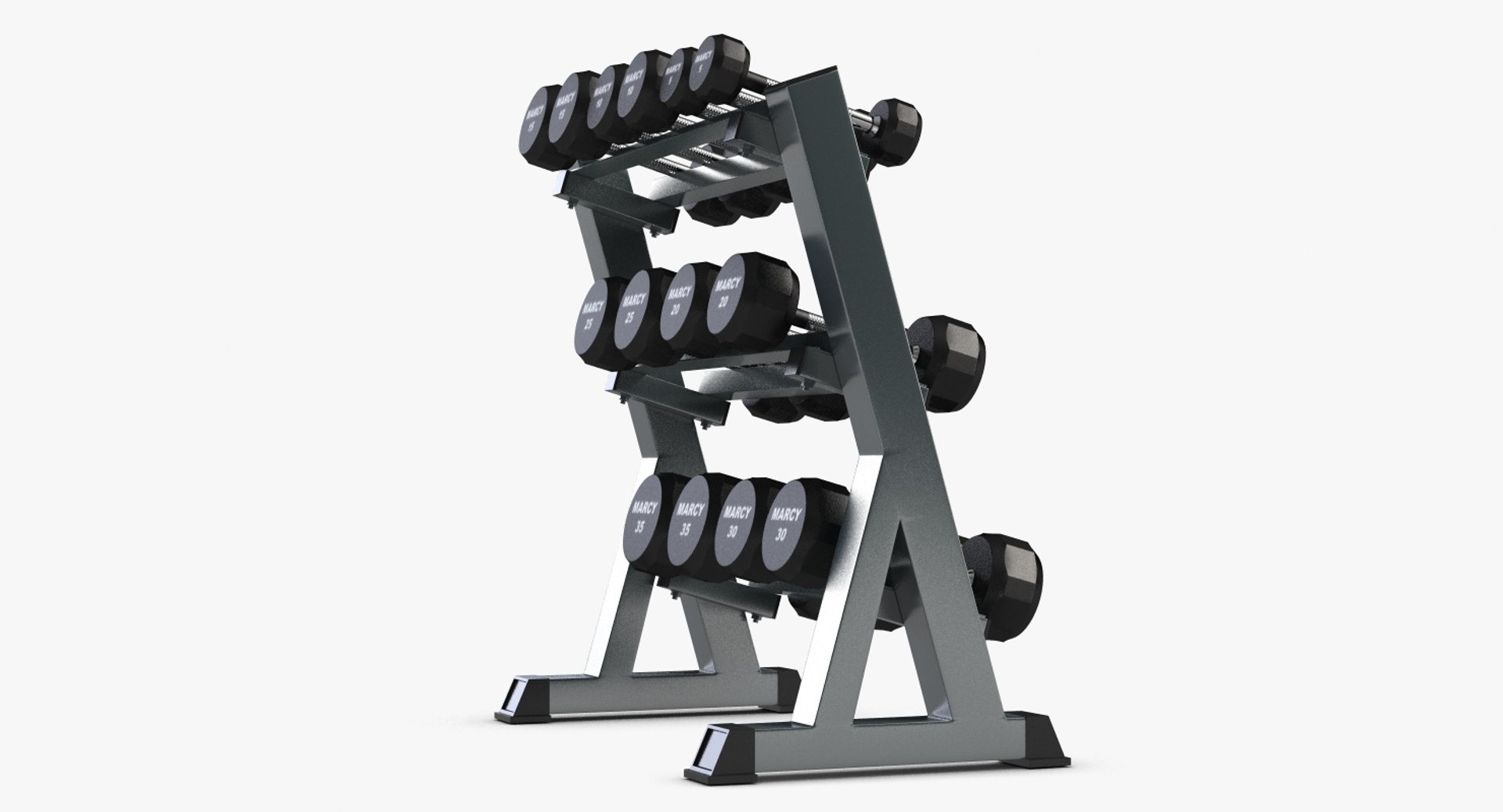 3d Weight Rack Model