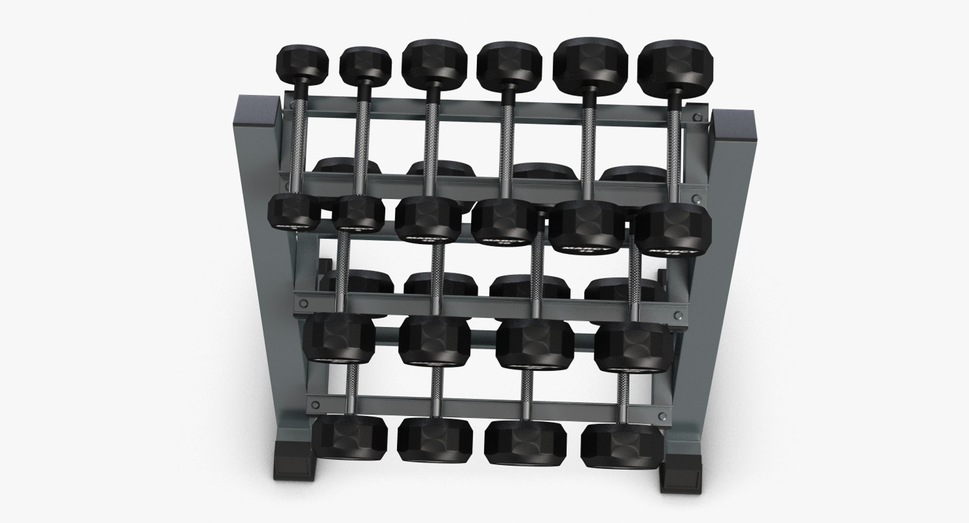 3d Weight Rack Model