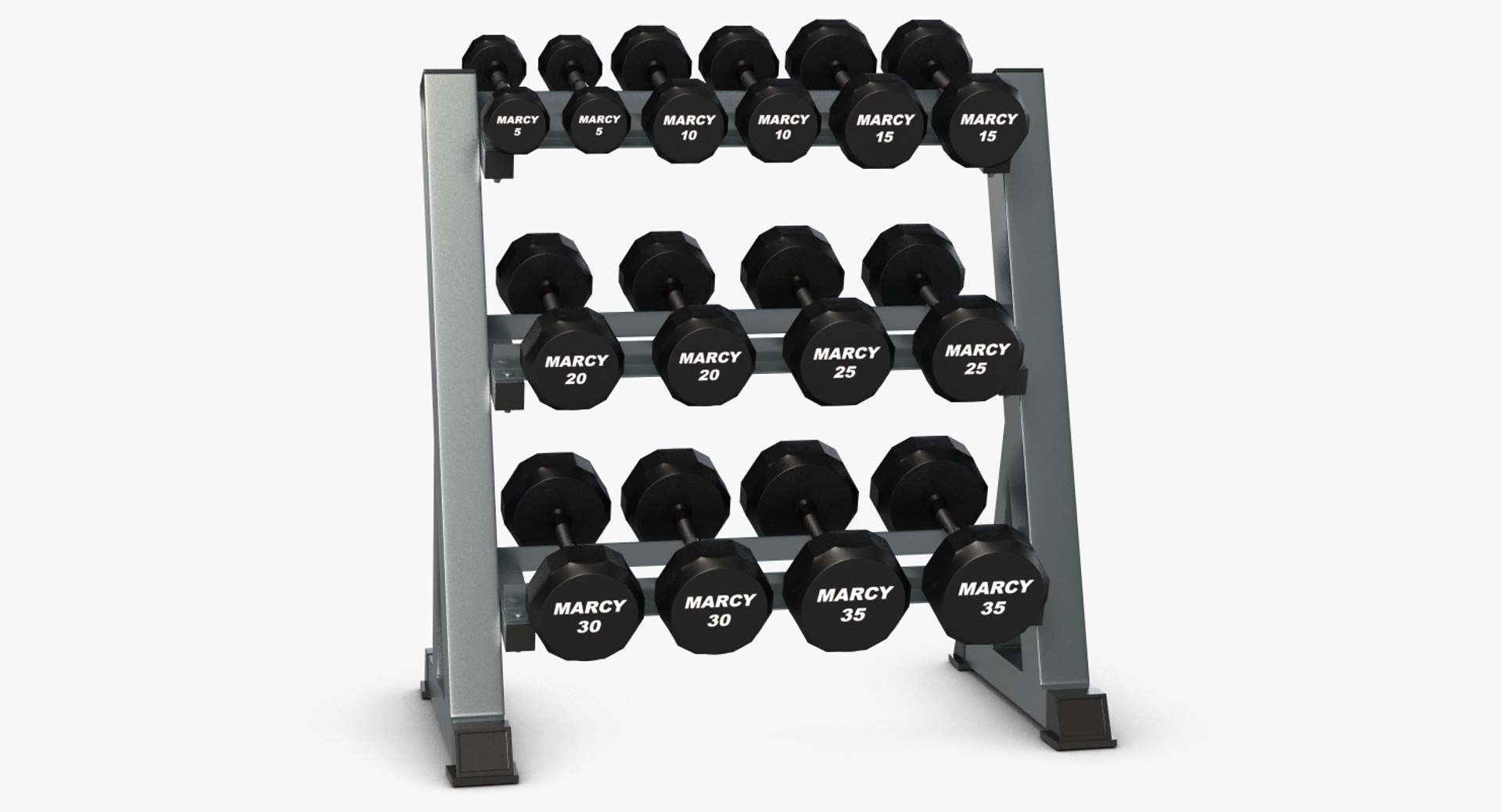 3d Weight Rack Model