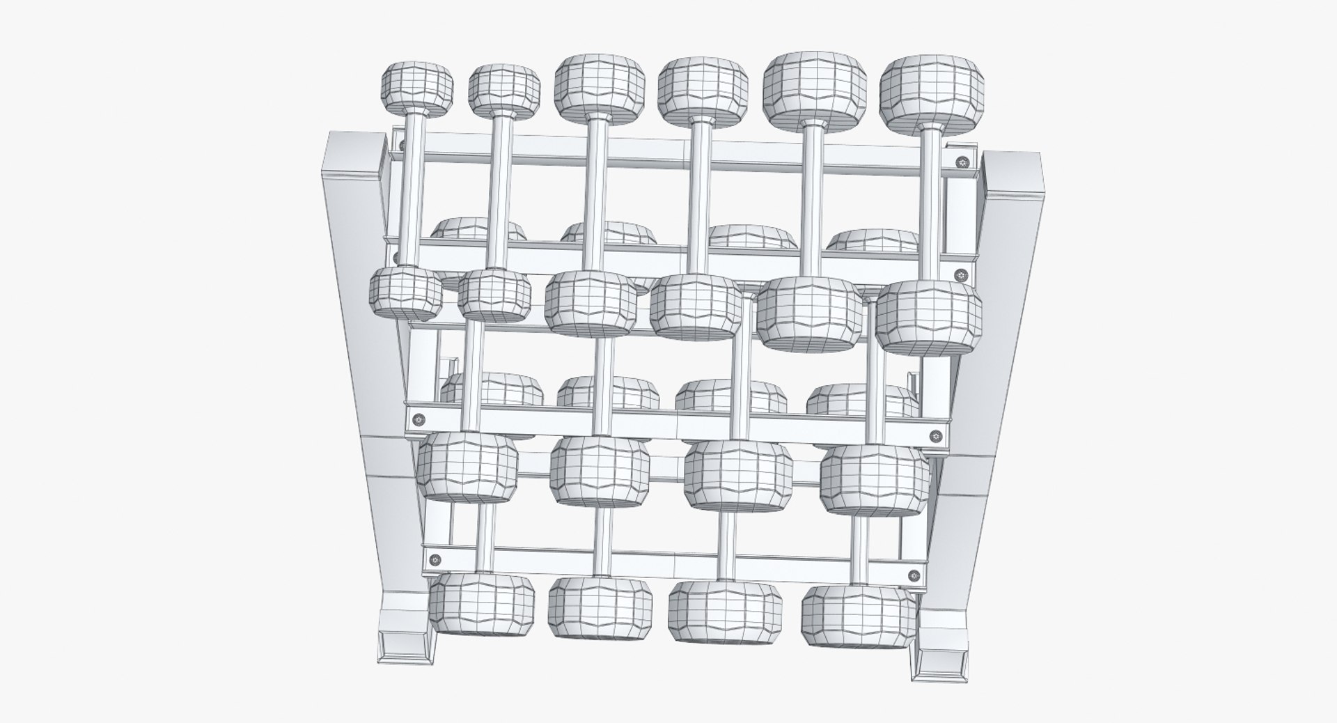 3d Weight Rack Model