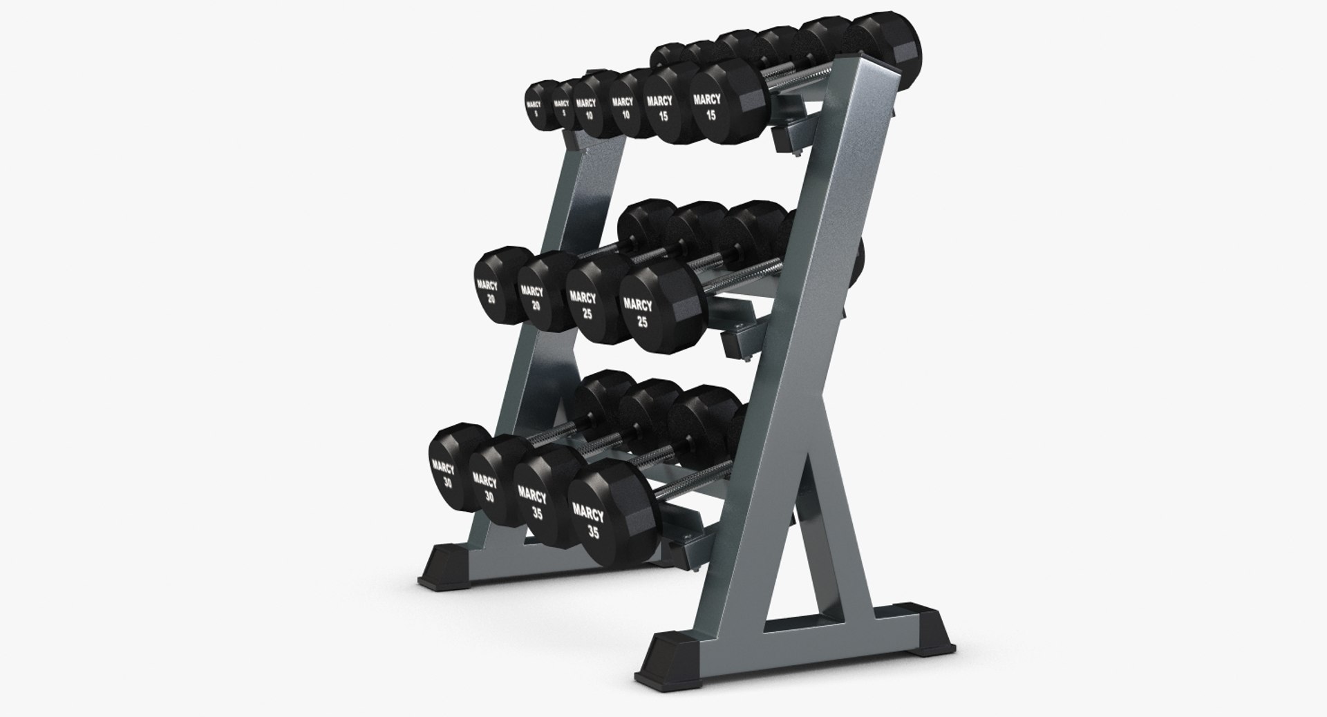3d Weight Rack Model