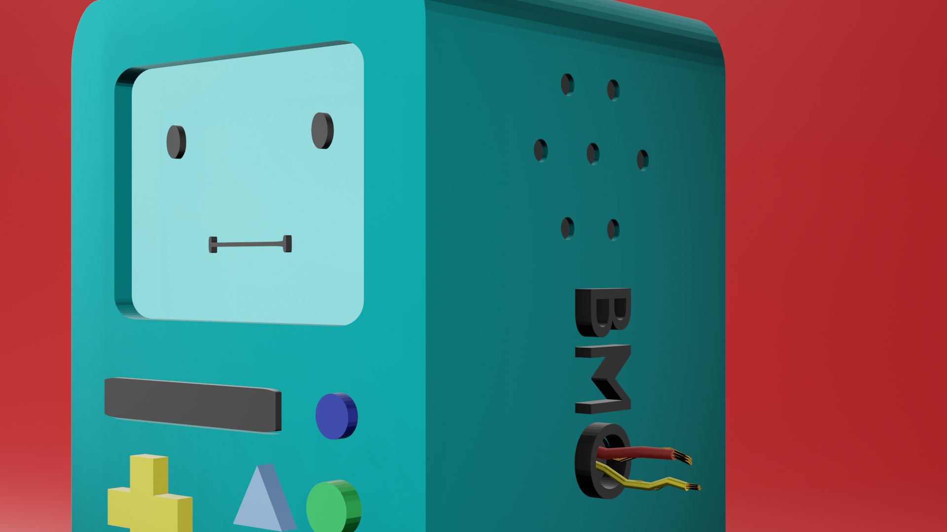 3D BMO Adventure Time Model - TurboSquid 1827885