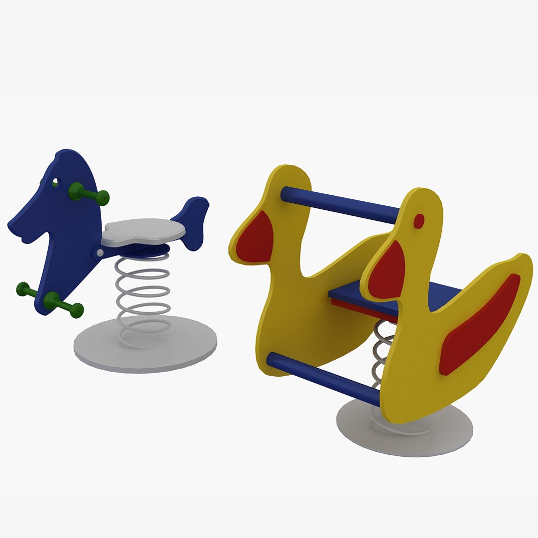 Spring swing 3D model - TurboSquid 1319467