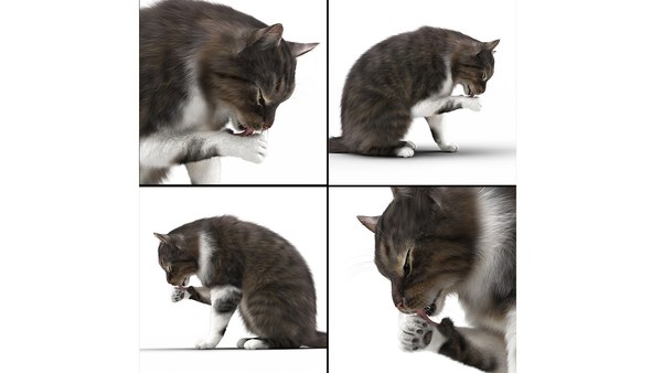 Realistic Cat 3D model - TurboSquid 1780522