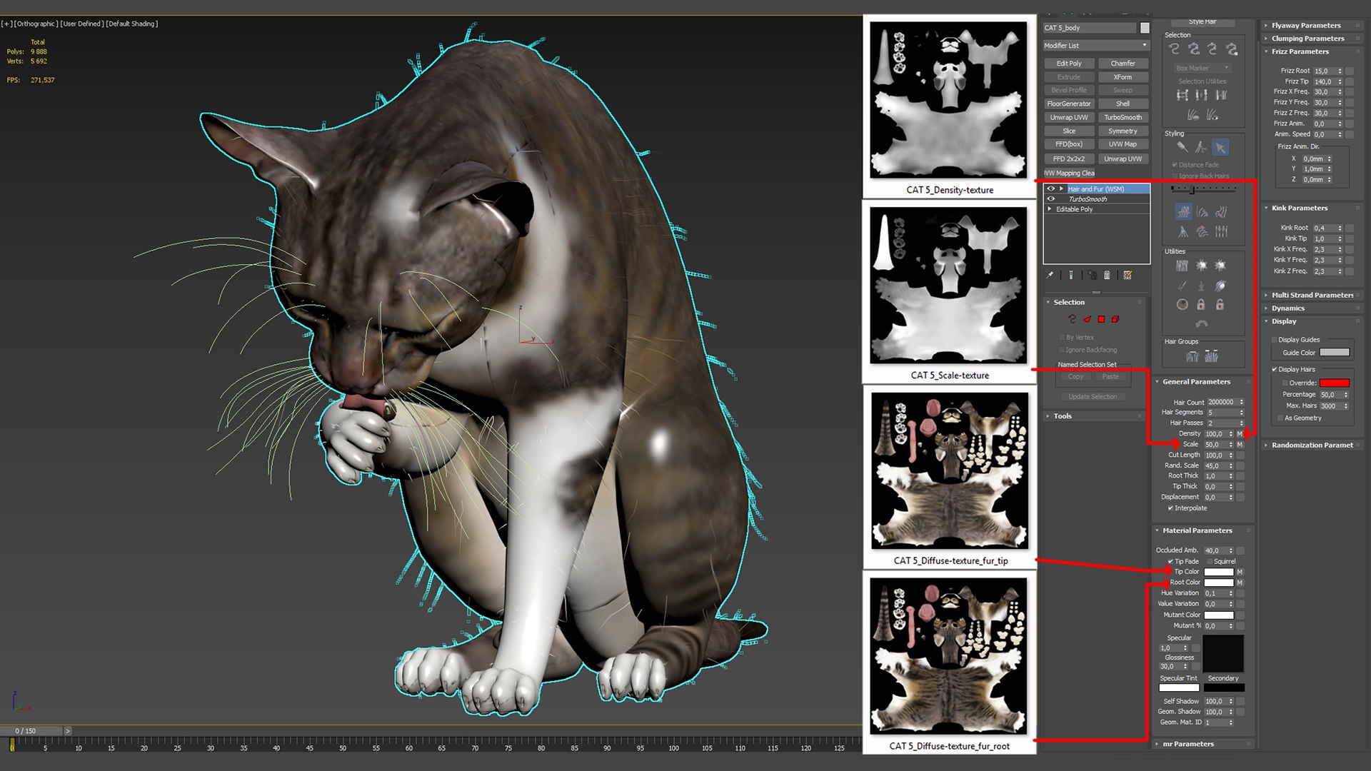 Realistic Cat 3D Model - TurboSquid 1780522