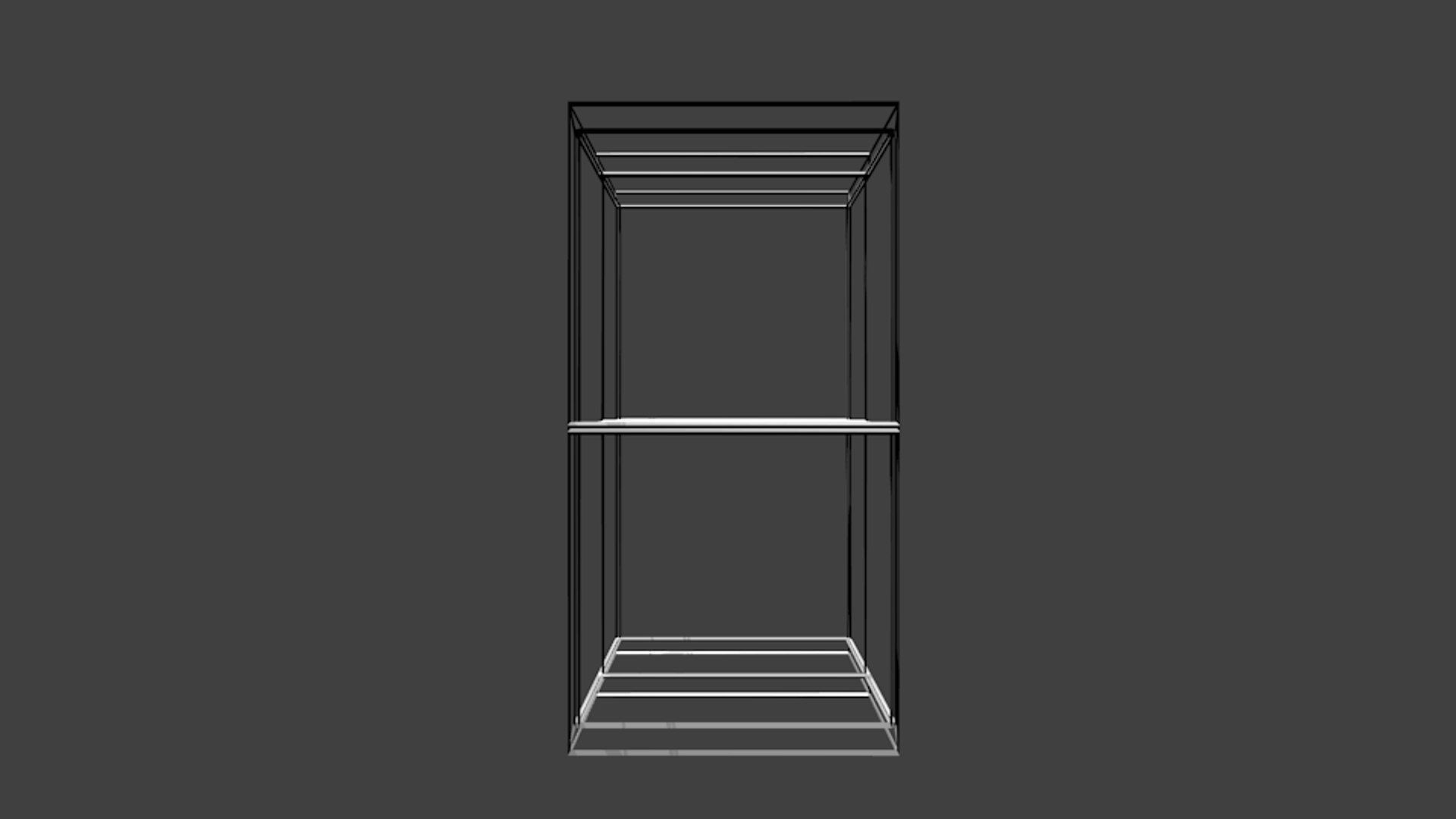 3D cube storage unit - TurboSquid 1355064