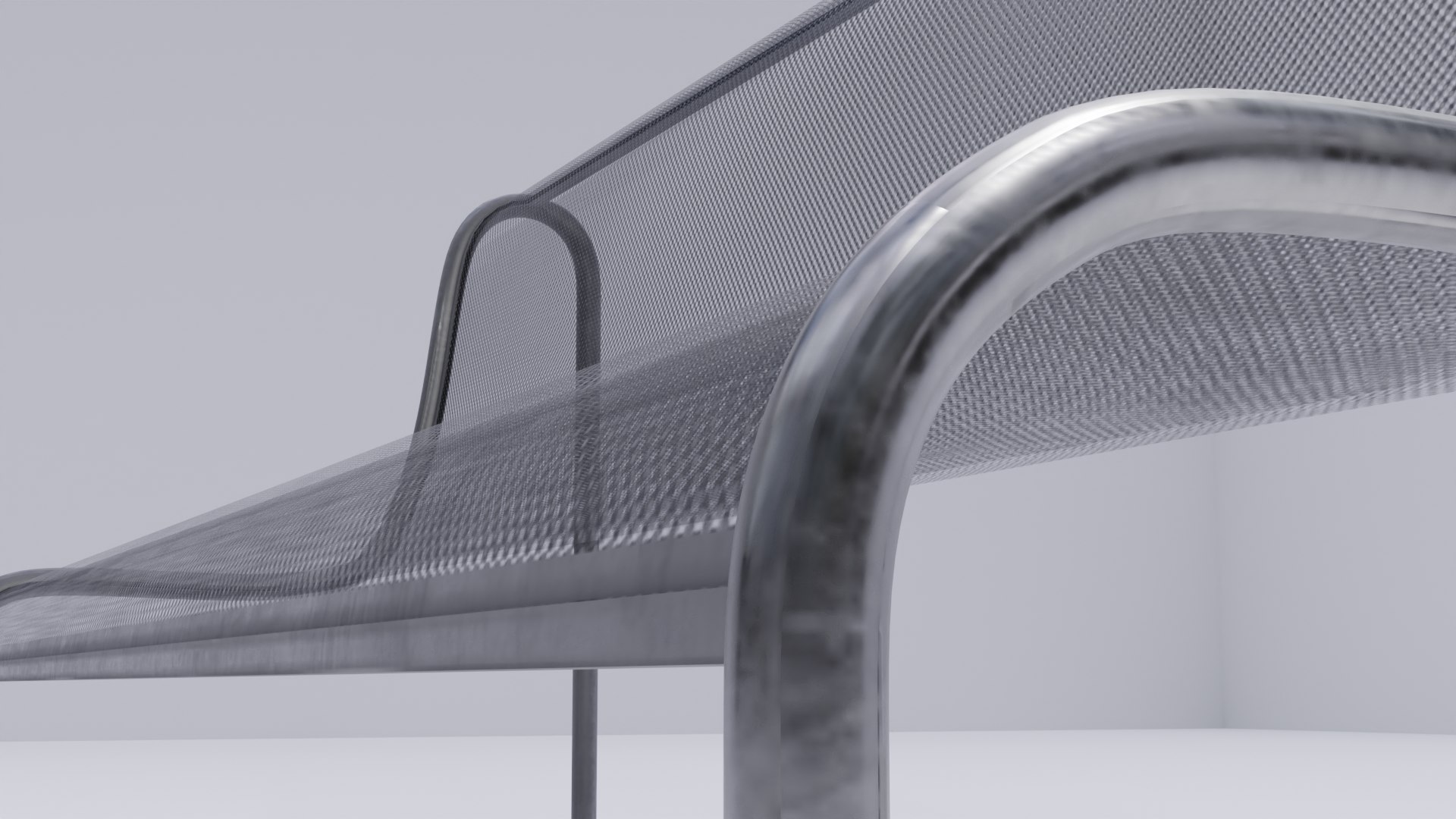 3D Model Modern Metallic Bench - TurboSquid 1767827