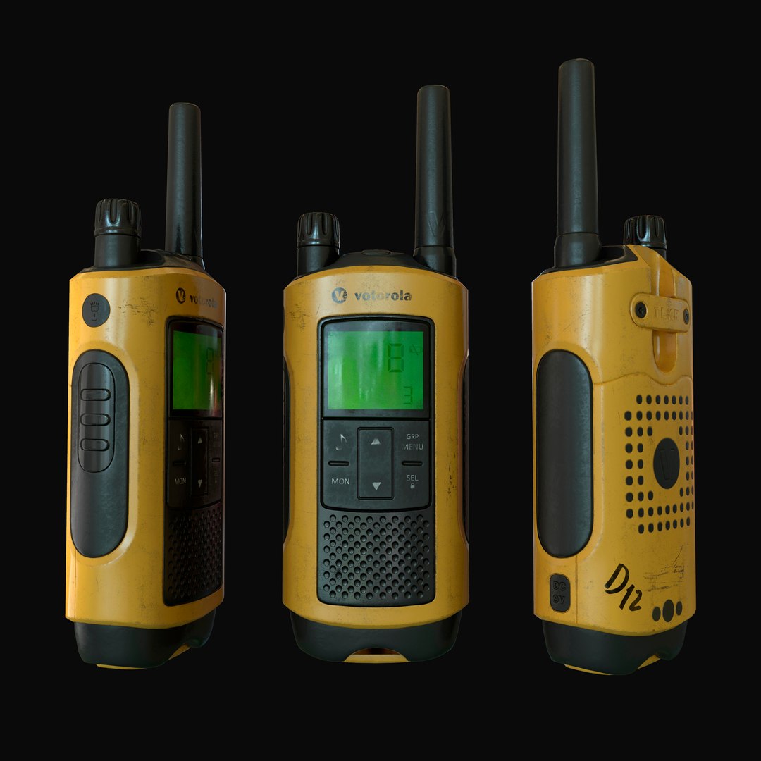 3D Model Walkie Talkie - TurboSquid 1424393