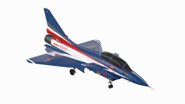 3D Chengdu J10 S Aerobatic Tandem Exterior Only model - TurboSquid 1744194