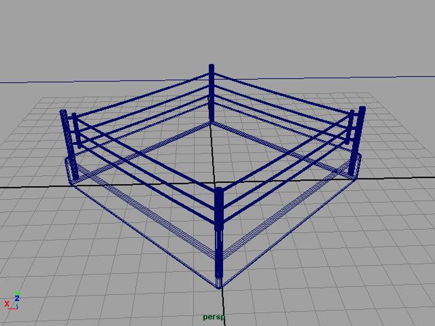 Free Boxing Ring 3d Model